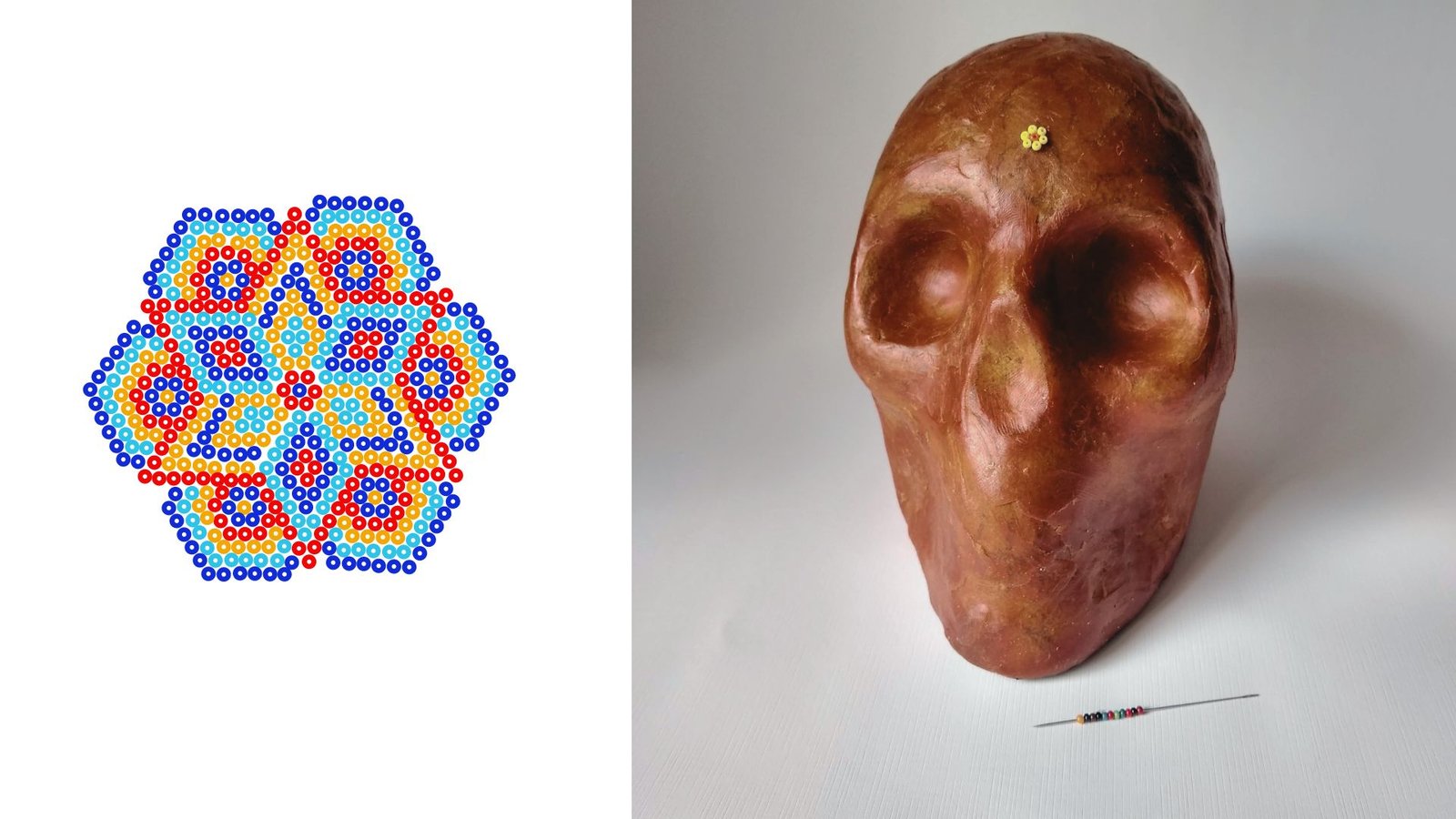 Crafting a Huichol Skull: A Journey of Tradition and Creativity - Huichol